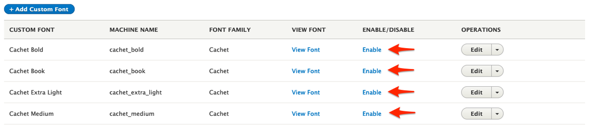 How to install Cachet (the official Y Font) | YMCA Website Services