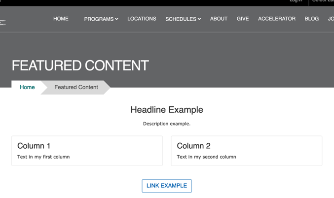 Featured Content | YMCA Website Services